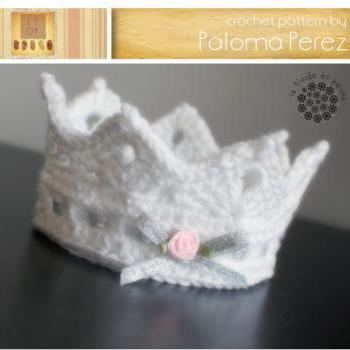 Crochet Baby Crown Pattern - Ariel Crown Pattern - Photoprop Crochet ...