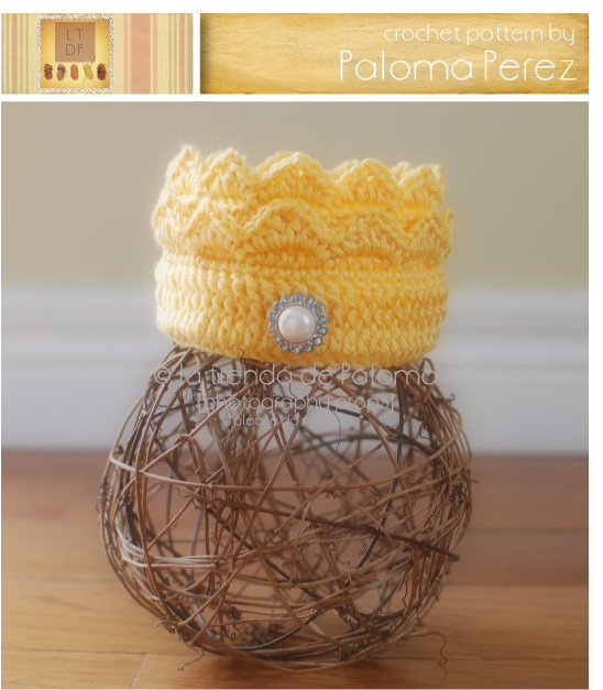 Crochet Baby Crown Pattern - Baby Prince Crown - Photoprop Crochet ...